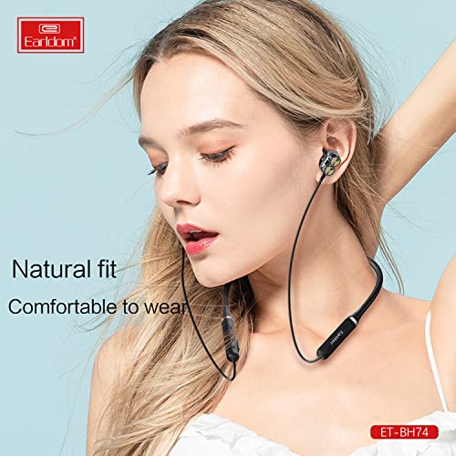 Wireless Neckband Bluetooth Headphones, Sport Earphones with Microphone,12 Hours Playtime Lightweight Sweatproof for Workout