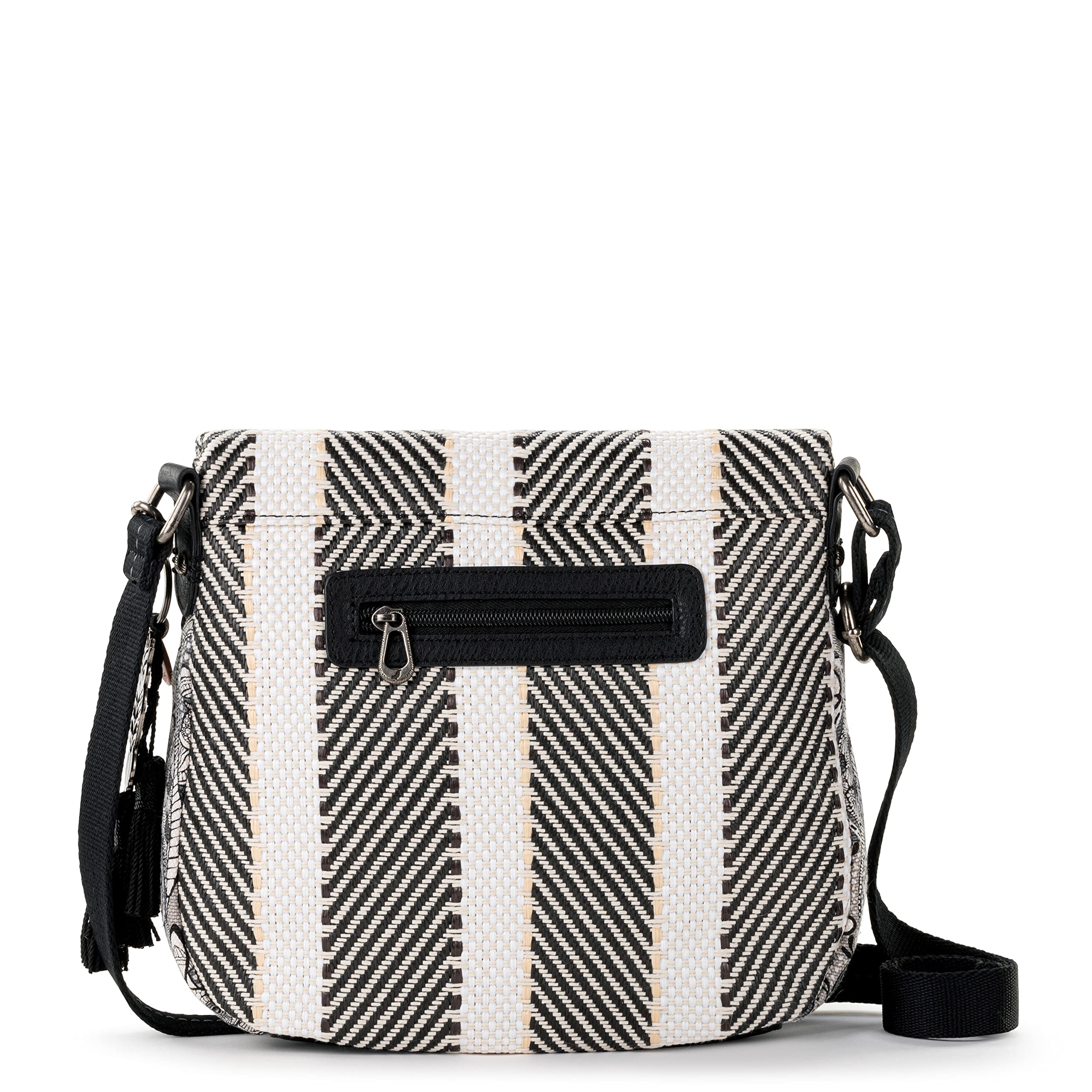 Sakroots Foldover Crossbody Bag, Lake Tribal Beauti