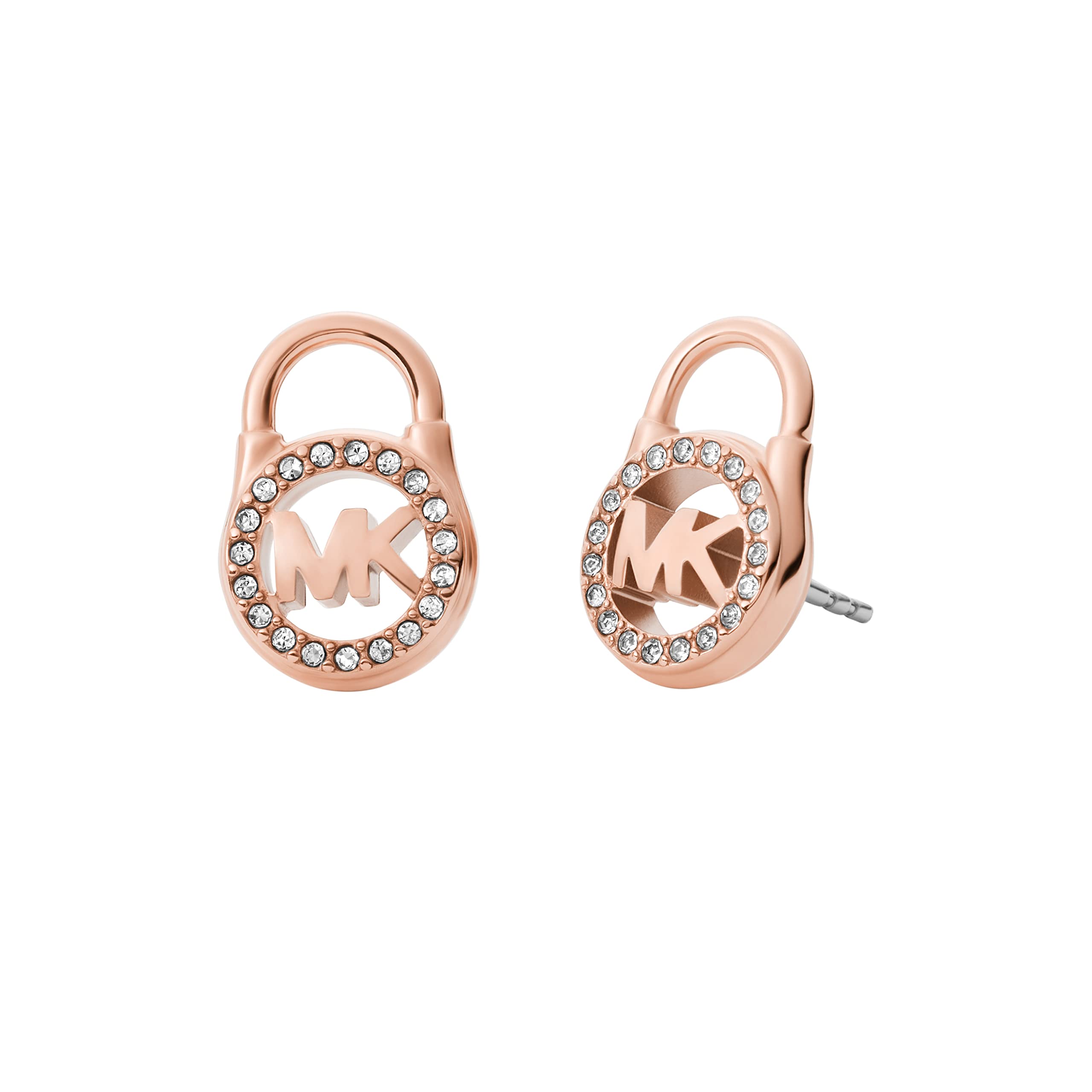 Michael Kors Women's MK Rose Gold-Tone Stainless Steel Stud Earring (Model: MKJ7412791)