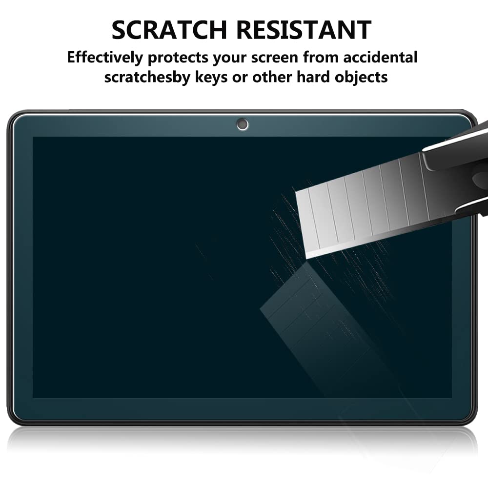 Warmyee [2 Pack] Blue Light Screen Protector for Amazon Fire HD 10/Fire HD 10 Plus/Fire HD 10 Kids/Fire HD 10 Kids Pro Tablet, Anti Glare Filter 10.1in(11th Gen, 2021 Released), Tempered Glass