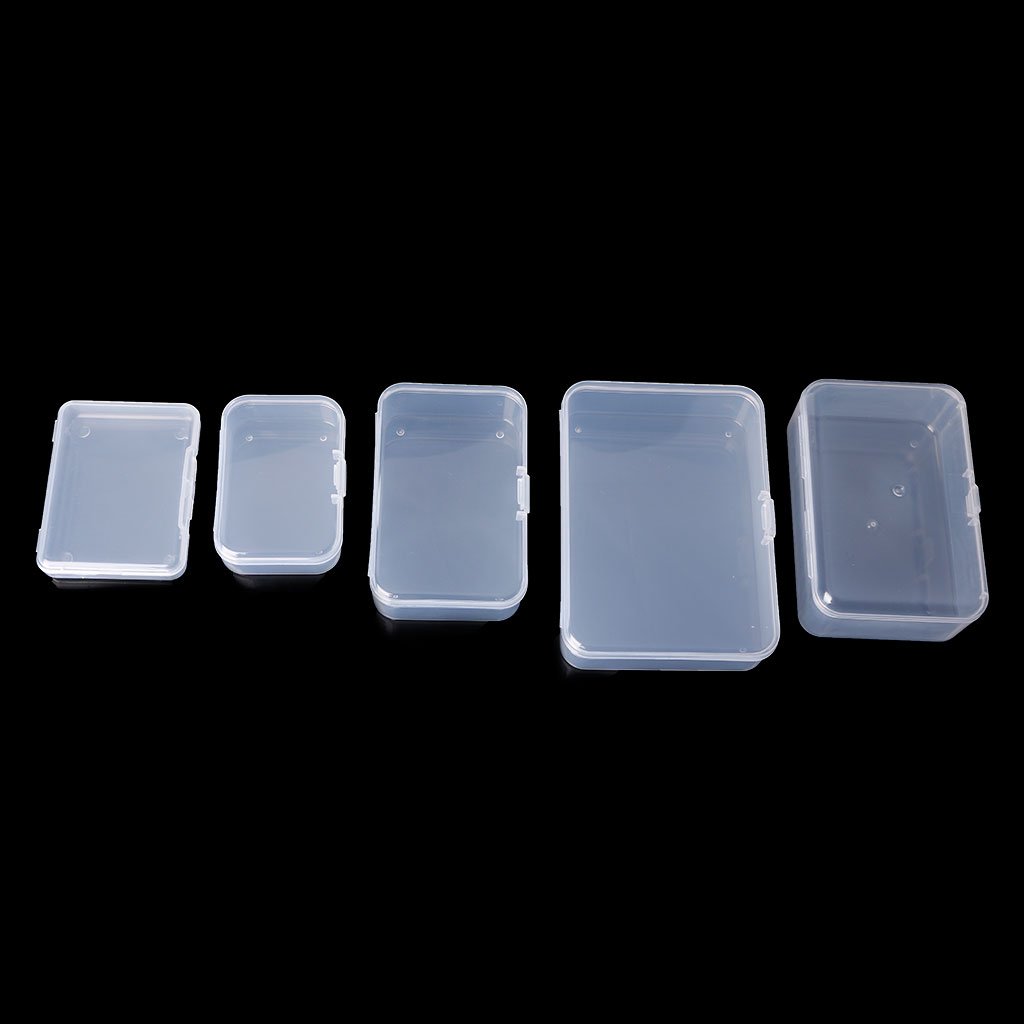 ljhnba Rectangular Plastic Transparent Storage Box Collection Container Organizer Storage Box Bottle Basket Rack Tank Airtight Glass Dispenser