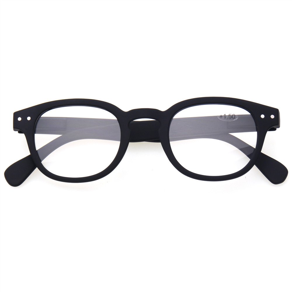 Kerecsen 5 Pack Reading Glasses for Women Men,Spring Hinges,Readers for Kids,Colorful Ladies Readers (5 Pack Mix Color, 3.50)