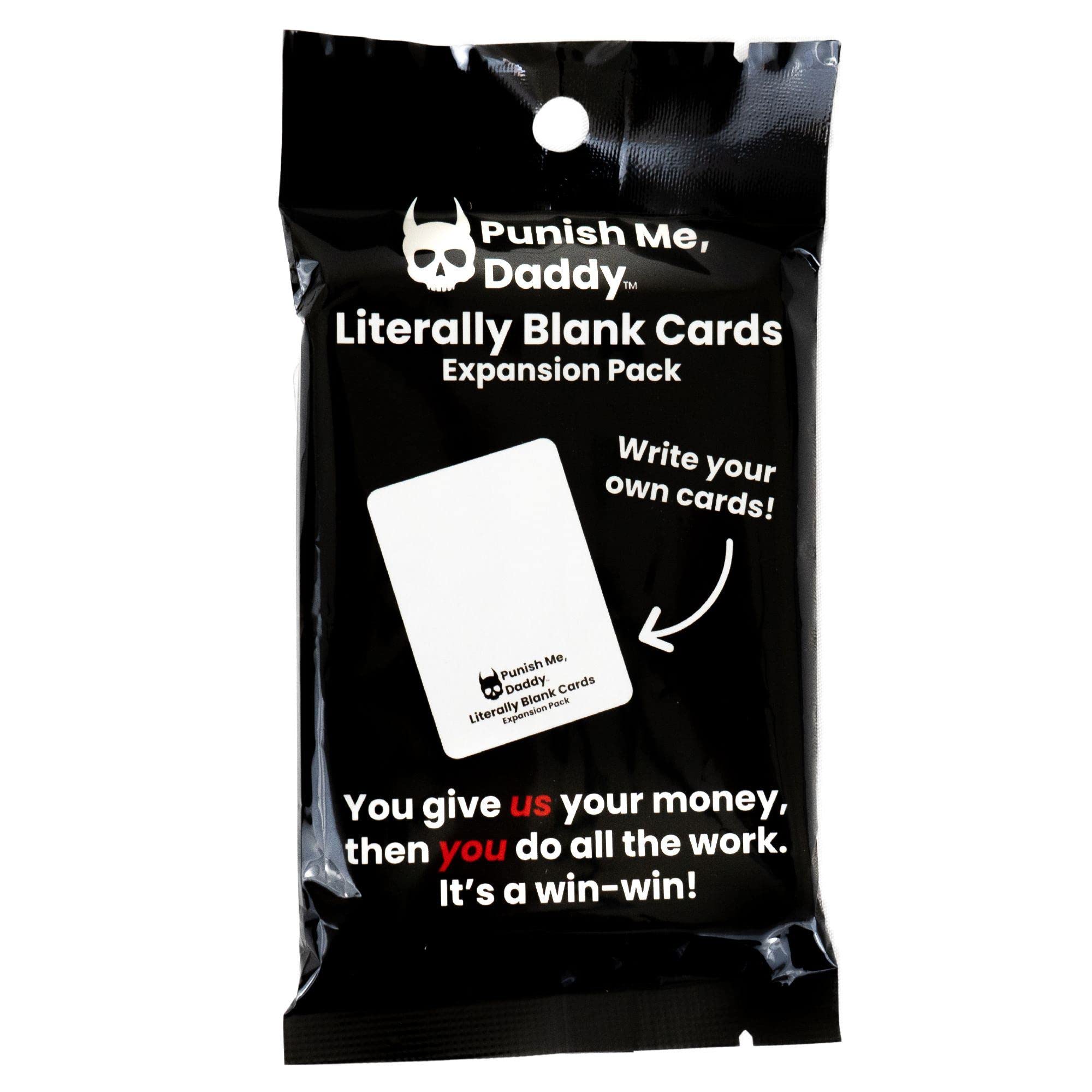 Punish Me, Daddy Bundle 4-Pack Base Game with All 3 Expansion Packs: Get You Drunk, Extreme Edition, and Literally Blank Cards Expansion Packs