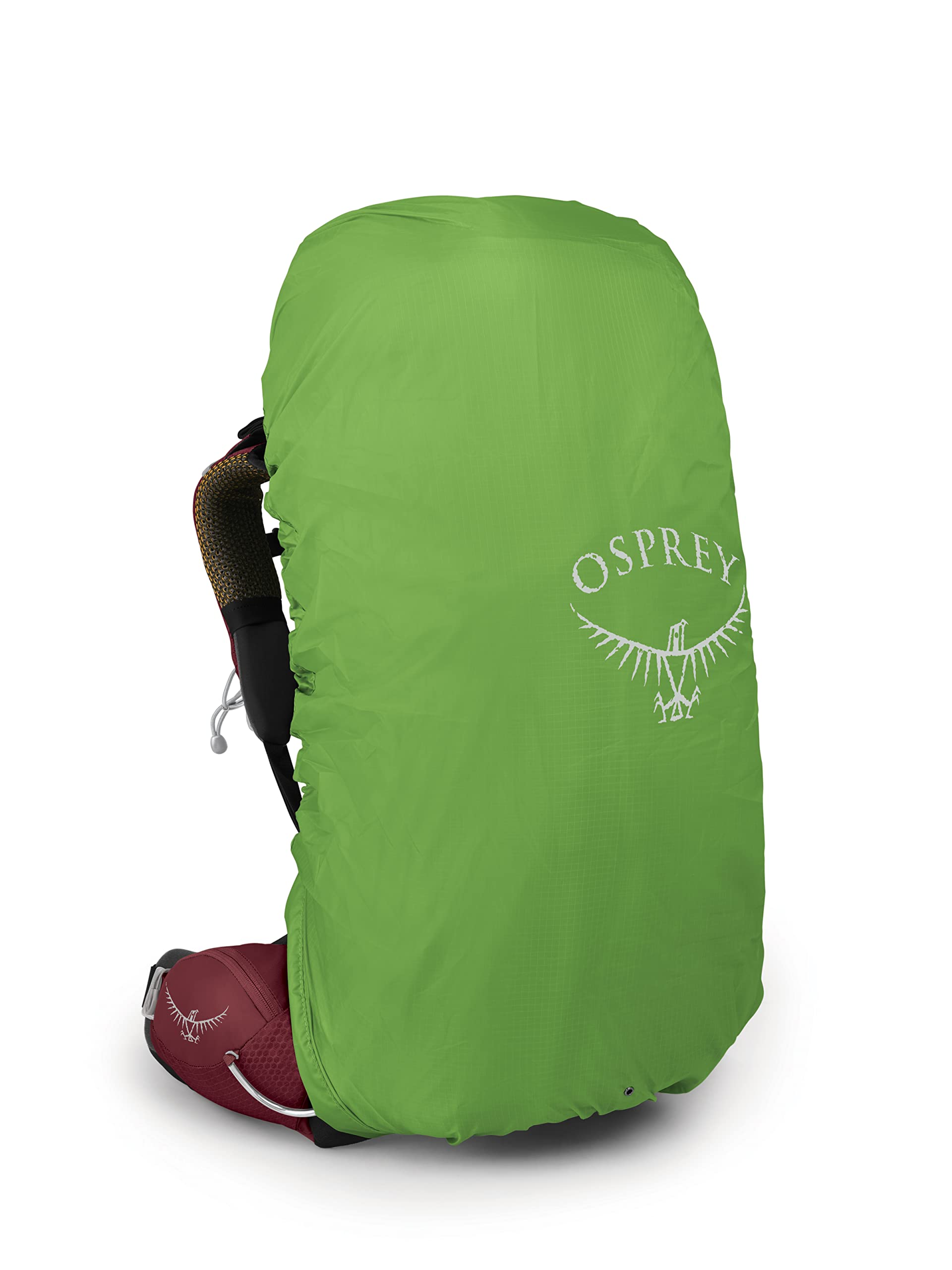 Osprey Aura AG 50L Women's Backpacking Backpack, Berry Sorbet Red, WM/L