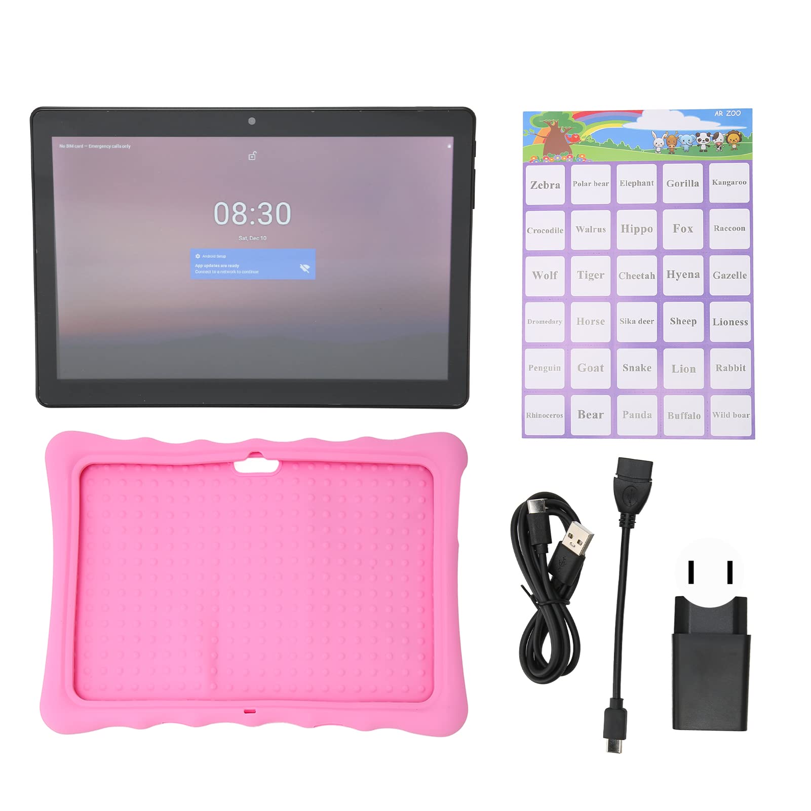 MAVIS LAVEN HD Tablet, Pre Installed App Parental Control 2GB RAM 32GB ROM Reading Tablet 10.1 Inch for Family (US Plug)