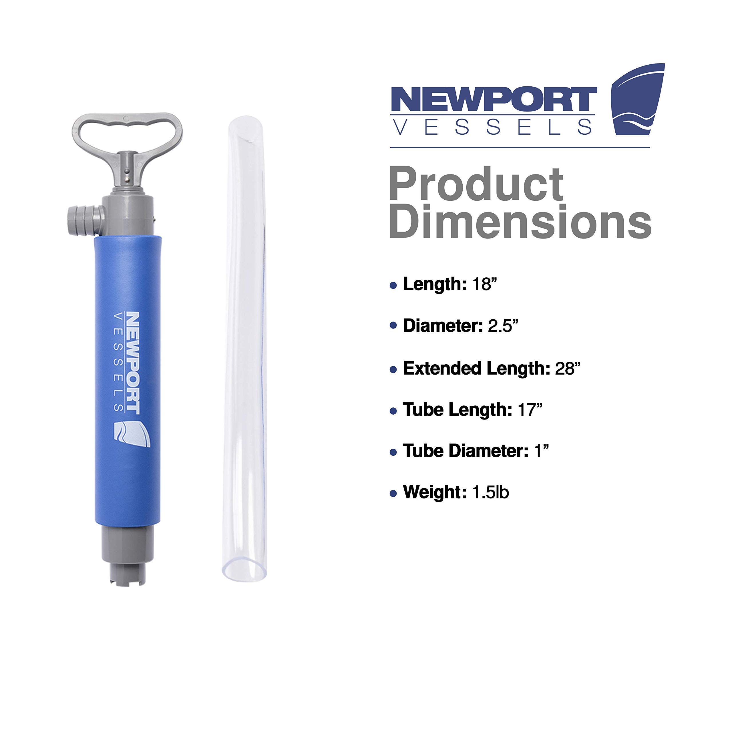 Newport Kayak Hand Bilge Pump, Blue
