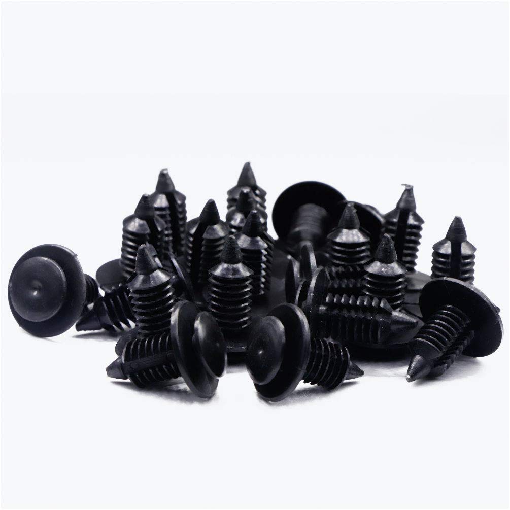 Lantee 20 Pcs Interior Door Trim Panel Retainer Clips Fasteners Replacement for Ford N805155-S & for Dodge 6505878-AA, Fit for Ford GT/Taurus/Thunderbird, Fit for Dodge Ram 1500/2500/3500