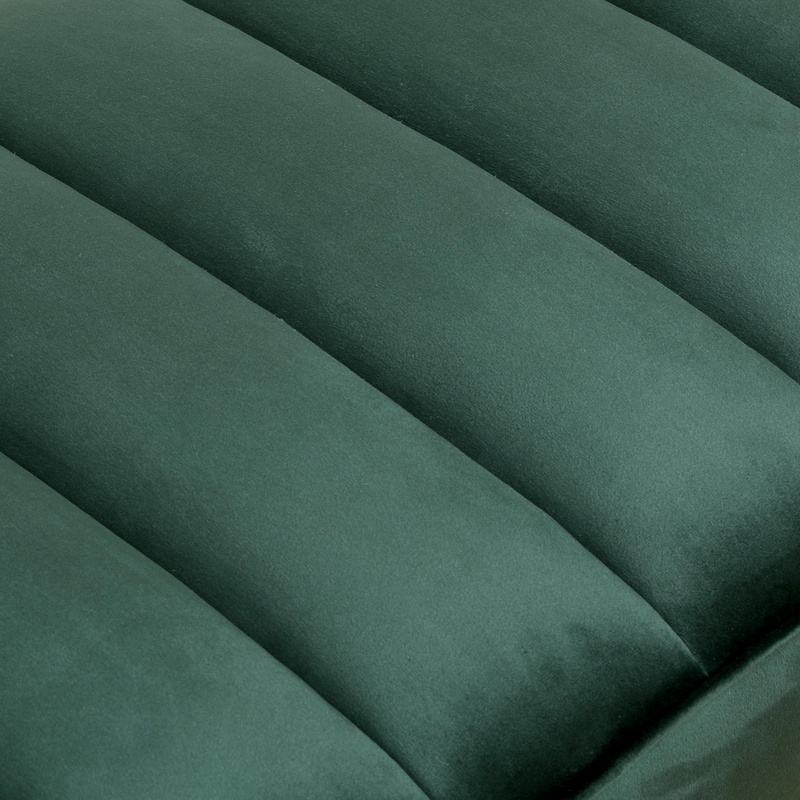 LKTART 52" Entryway Bench Velvet Bench for Bedroom Modern Ottoman End of Bed Padded Benches for Living Room Foyer Mudroom Hallway Green