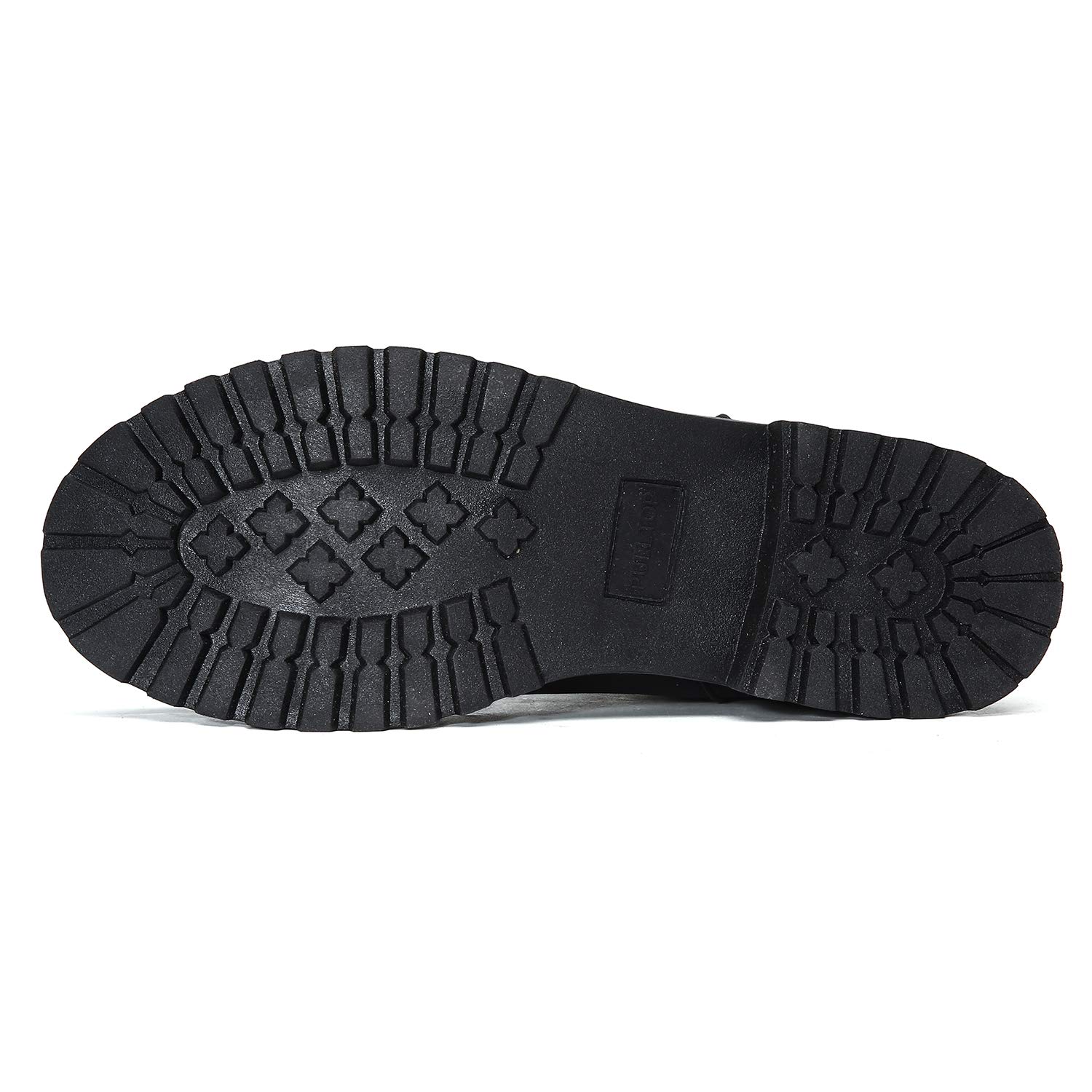 Men's Hiking Boots Outdoor Winter Warm Sneakers Casual Boots and Rubber Sole Black