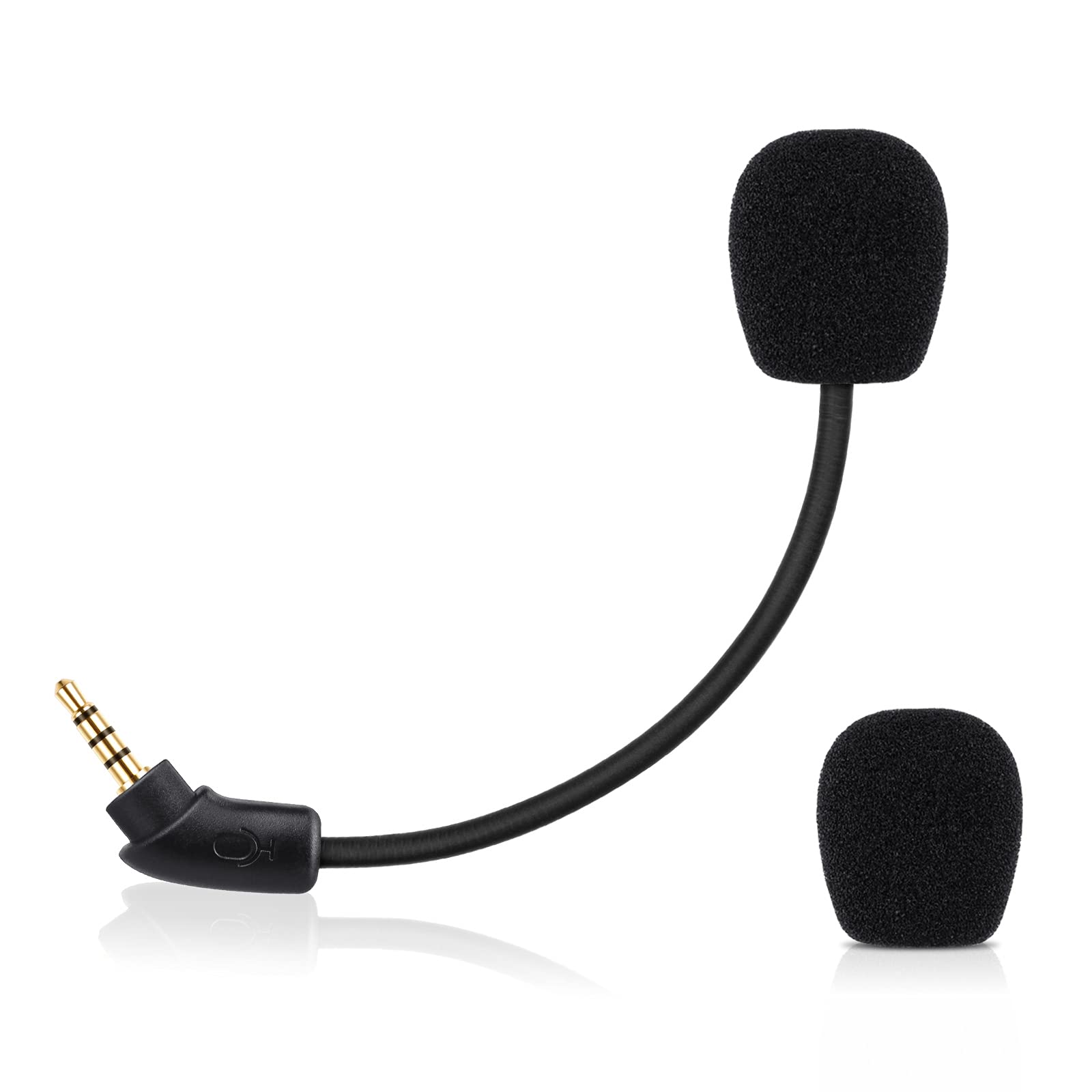 Microphone Replacement for Kingston HyperX Cloud Revolver/Cloud Revolver S Gaming Headsets, Detachable Noise-Cancellation Boom Mic on PC PS5 PS4 Xbox One Series X/S