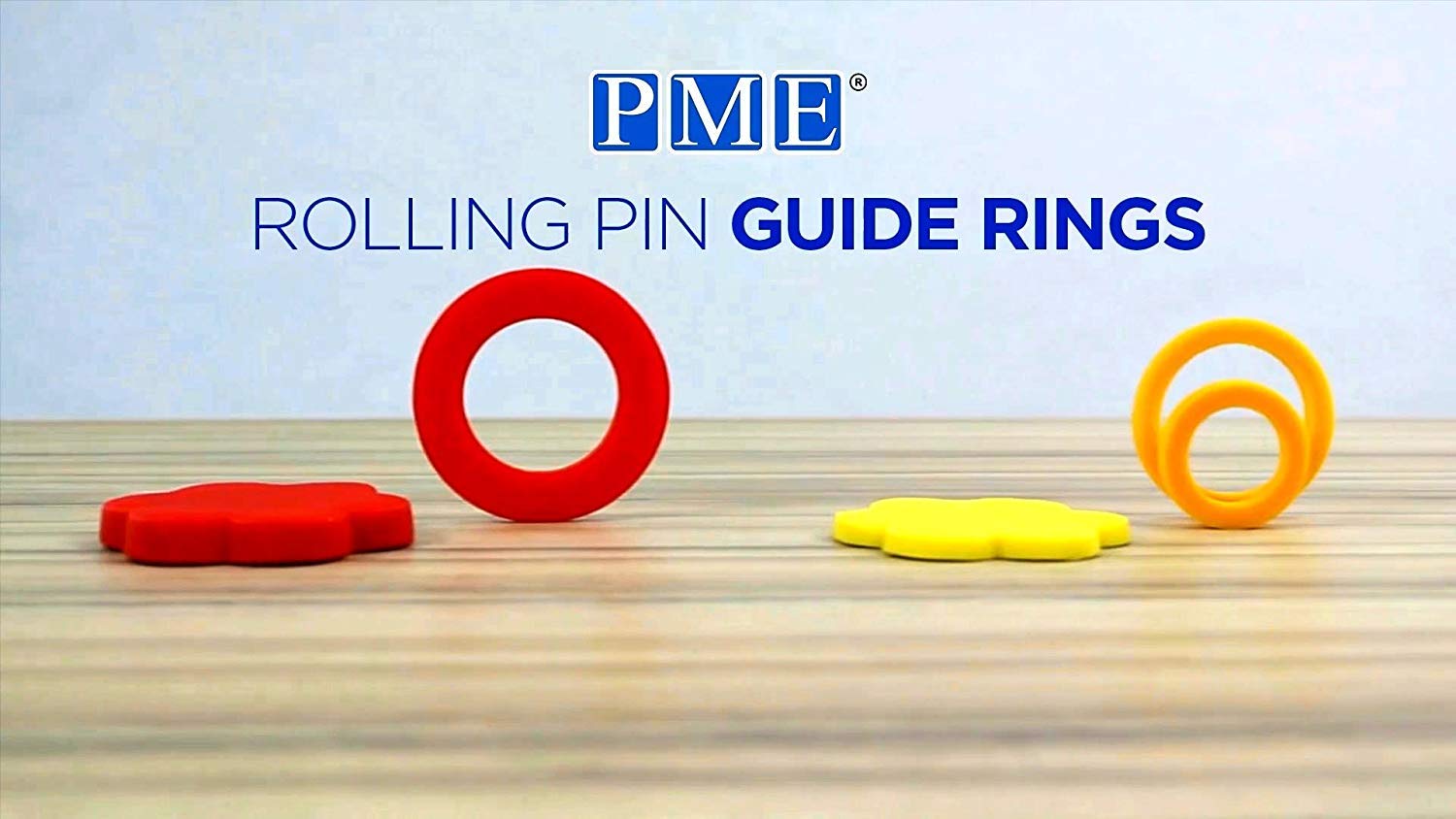 PME Large Rolling Pin Guide Rings