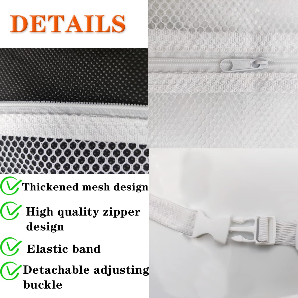 Sneaker Dryering & Washing Machine Bag, Dryer for Shoes, Clothing & Laundry - Elastic Strap Adjuster for Most Dryers Machines Door in Laundry Room, Easy Installation (Style 2)