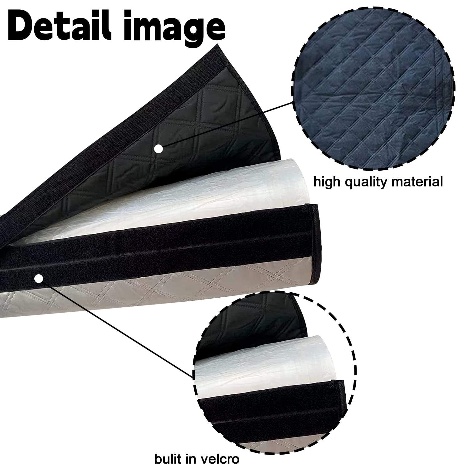 Protective Air Conditioner Hose Cover Wrap,Portable 59in Hose Dust Sleeve Insulated AC Hose Cover, Universal Fit Both 5-inch and 6-inch Diameter Exhaust Duct Vent, Easy Installation (A)