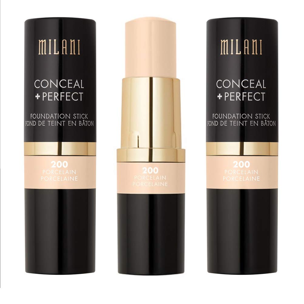 Pack of 3 Milani Conceal + Perfect Foundation Stick, Porcelain 200