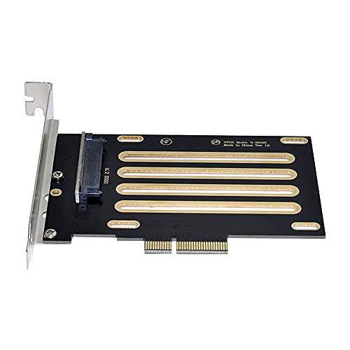 Viupolsor PCIE 3.0 X4 to U.2 U2 Kit SFF8639 Adapter for Motherboard 750 2.5inch NVMe PCIe SFF-8639 SSD Riser Card