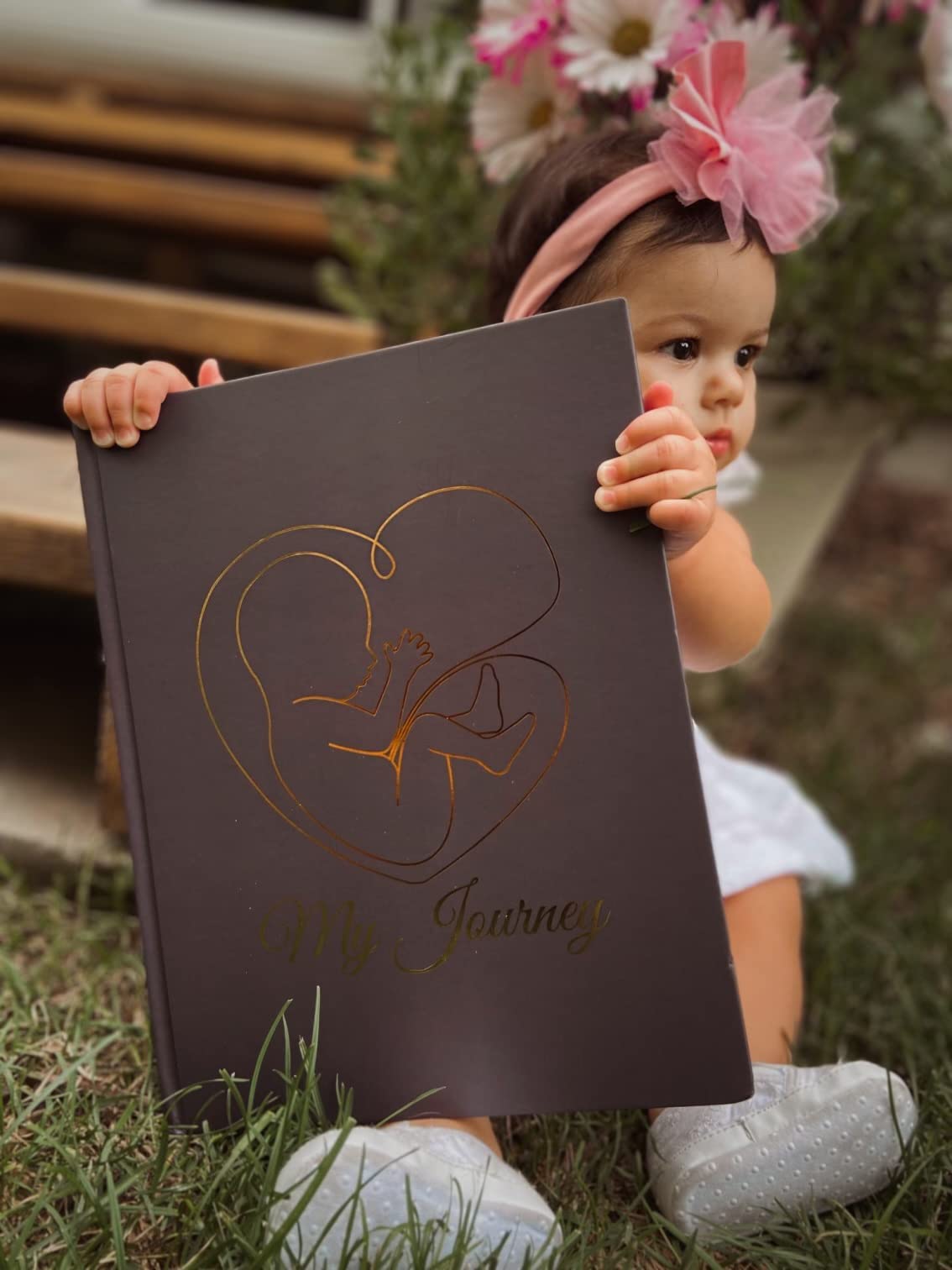 My Little Heart Baby Memory Book, Modern Baby Book, Gender Neutral, 35 Detailed Pages, Keepsake
