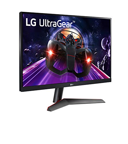 LG 24GN600-B UltraGear Gaming Monitor 24" Full HD (1920 x 1080) IPS Display, 1ms (GtG) Response Time, 144Hz Refresh Rate, AMD FreeSync Premium, HDR10, 3-Side Virtually Borderless Display,Black