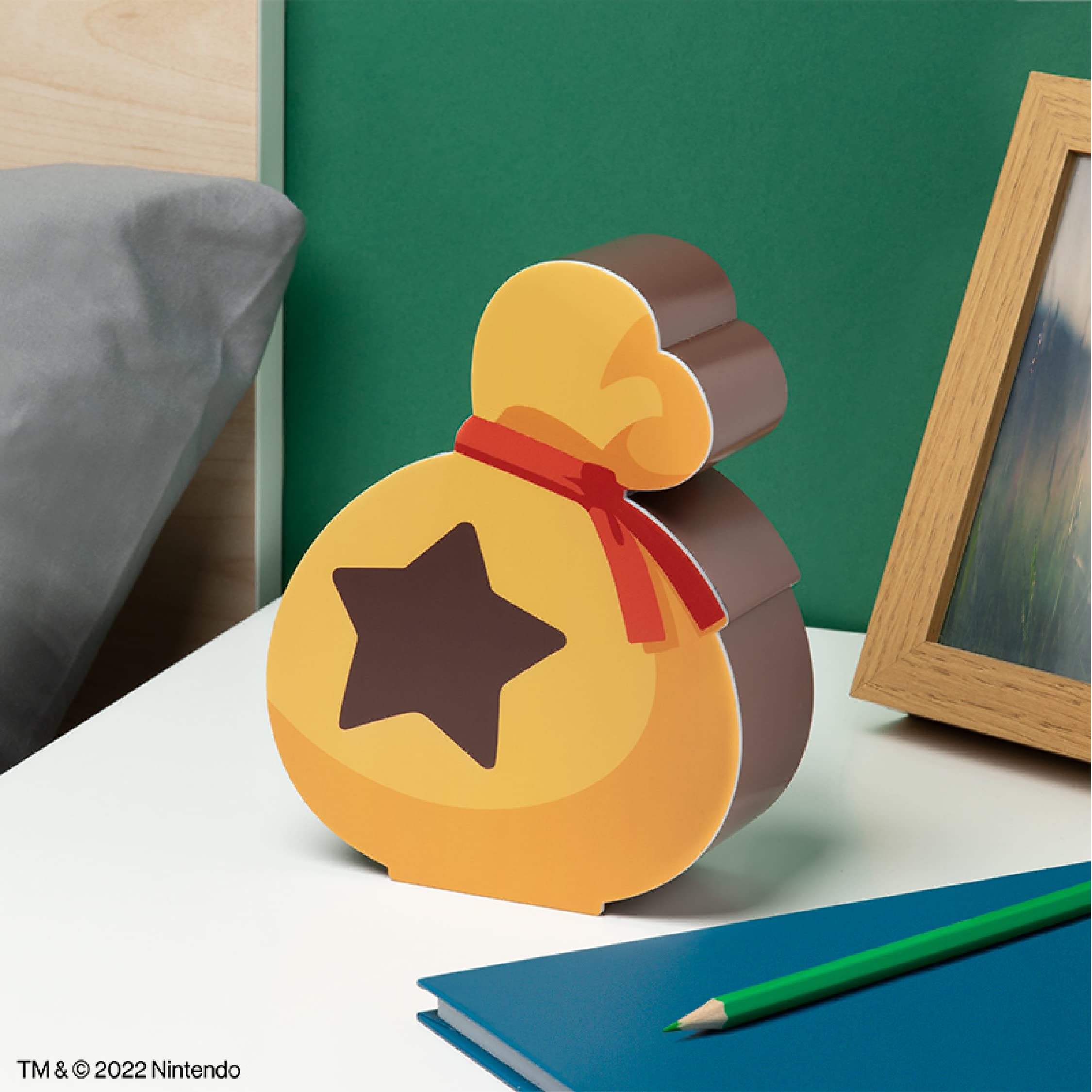 Paladone Animal Crossing Bell Bag Light, Nintendo Switch Kids Room Décor from New Horizons