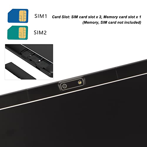 MAVIS LAVEN Tablet PC, 8 Core 10.1in 16GB ROM Aluminum Alloy LCD 6000mAh 2MP Rear Camera HD Tablet Computer WiFi for Home (US Plug 100V to 240V)