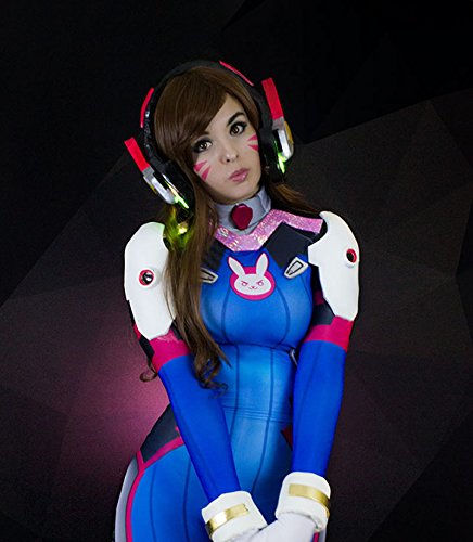 OW DVa Cosplay Face Temporary Tattoos - 2 Sizes - 3 Sets - MADE IN USA