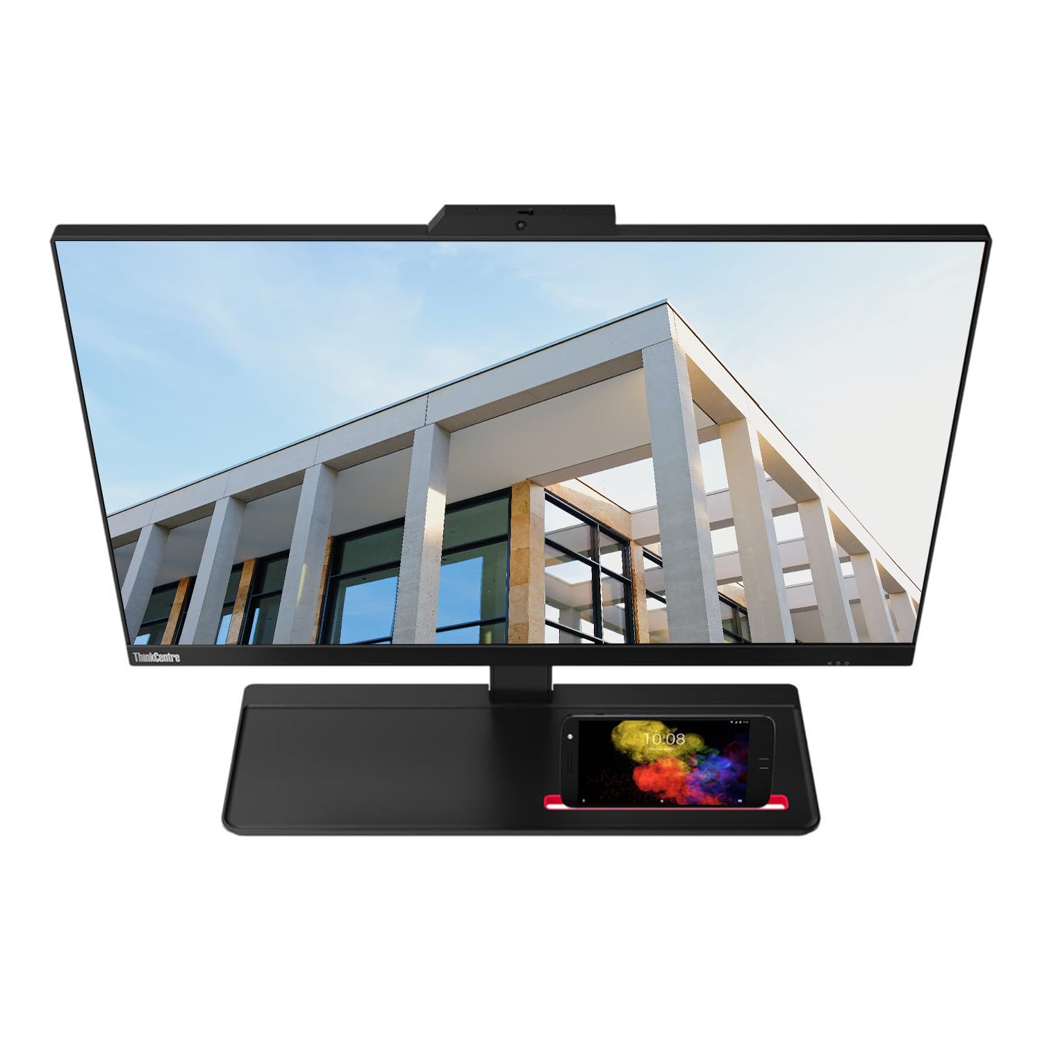Lenovo ThinkCentre M90a Business All in One Desktop, 23.8" FHD Display, Intel i5-10500 Processor, 16GB RAM, 512GB SSD, Windows 11 Pro, Webcam, DVD-RW, DP, RJ-45, Wi-Fi 6, Black