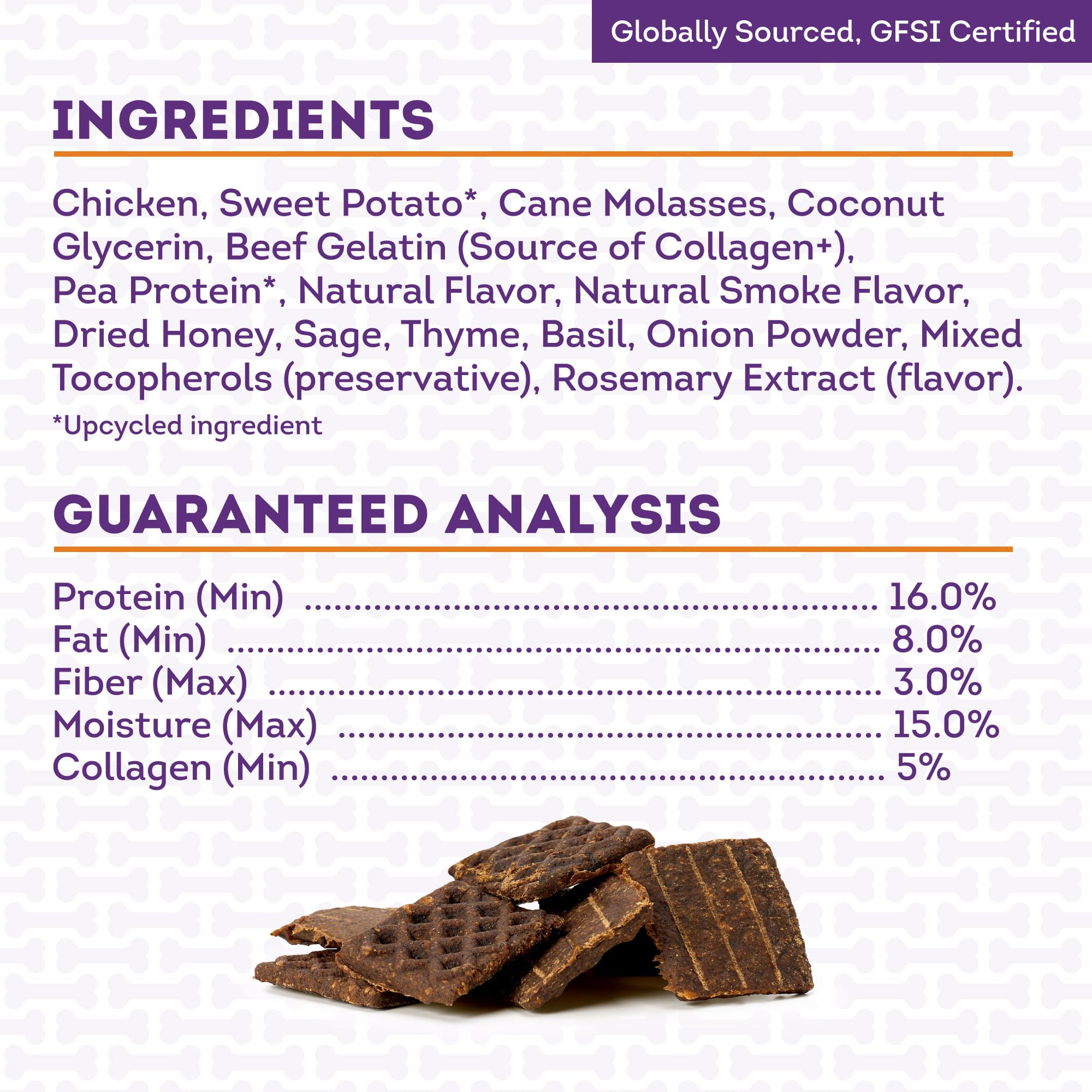 Treatly Soft Baked Goodies Chicken & Sweet Potato w/Collage Dog Treats - 5oz/1 Pack