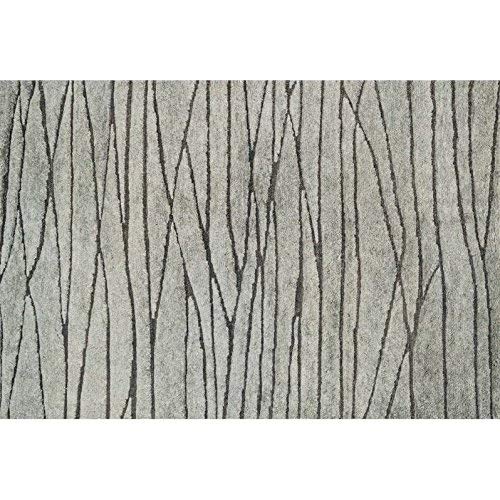 Loloi TN-05 Tanzania Collection Geometric Wool Area Rug 2'-0" x 3'-0" Mist