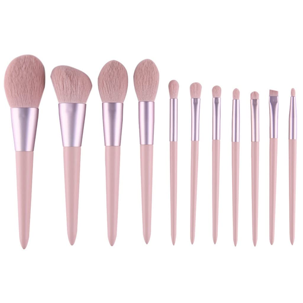 TREXD 11 Pieces Of Makeup Brush Set Eye Shadow Blush Powder Full Set Of Makeup Tool Brush