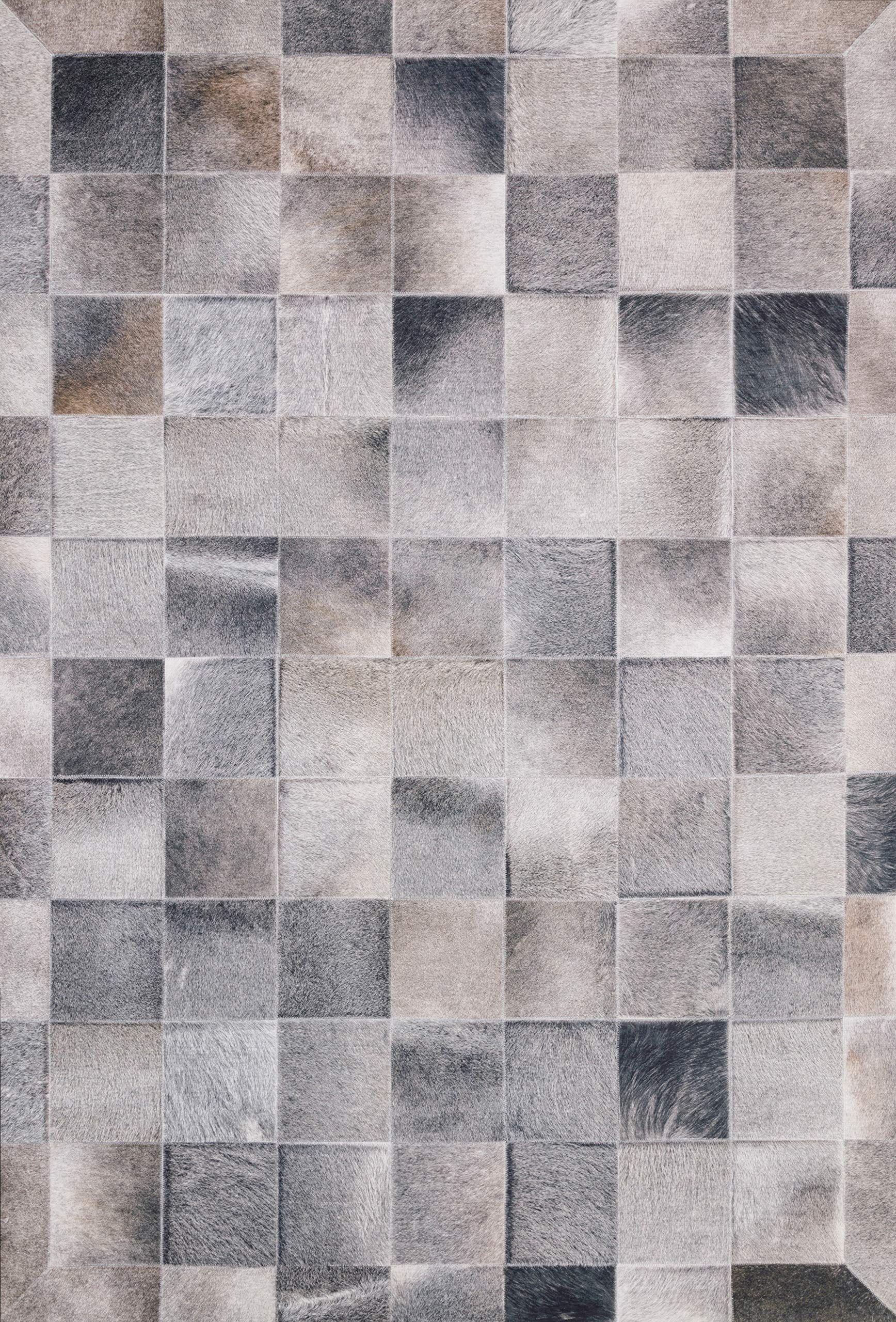 Loloi II Maddox Collection MAD-06 Charcoal/Grey 5'-0" x 7'-6" Area Rug