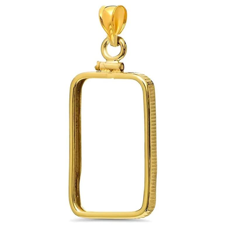 Solid Pamp 24K Pretty Yellow Gold Pamp Suisse Bar 1-2.5-5-10-gram Lady Fortuna with 14k yellow gold frame 2.5 Gram (22 Inches)