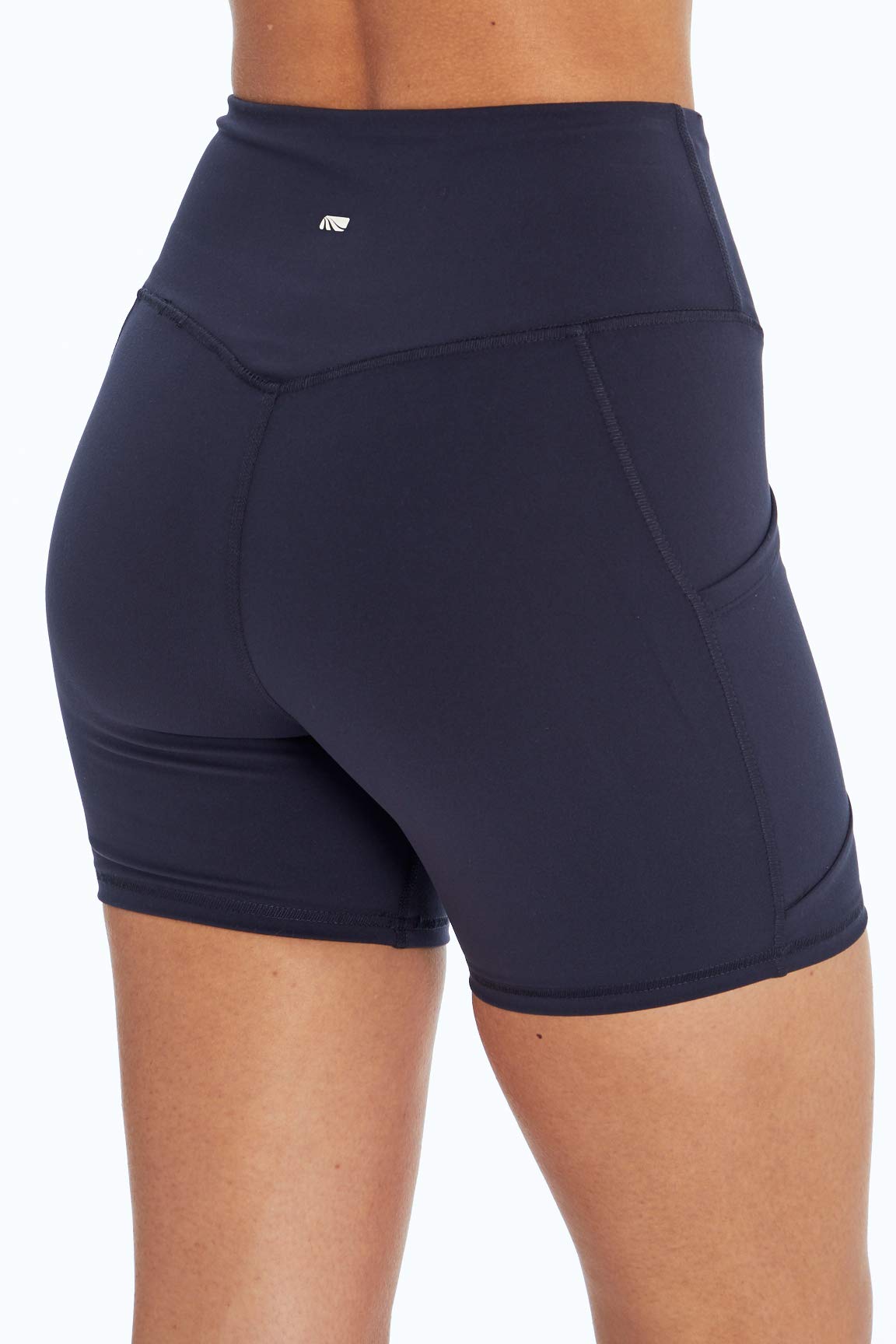 Marika Womens Linnette High Waist Tummy Control Short, Midnight Blue, X-Large US
