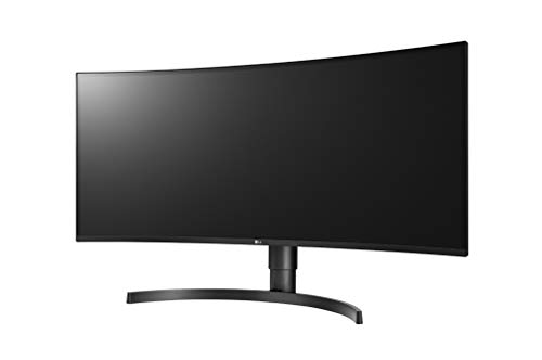 LG 34WL85C-B UltraWide 34” 21:9 Curved WQHD (3440 x 1440) IPS Display, sRGB 99% Color Gamut, HDR 10, Height / Tilt Adjustable Stand – Black