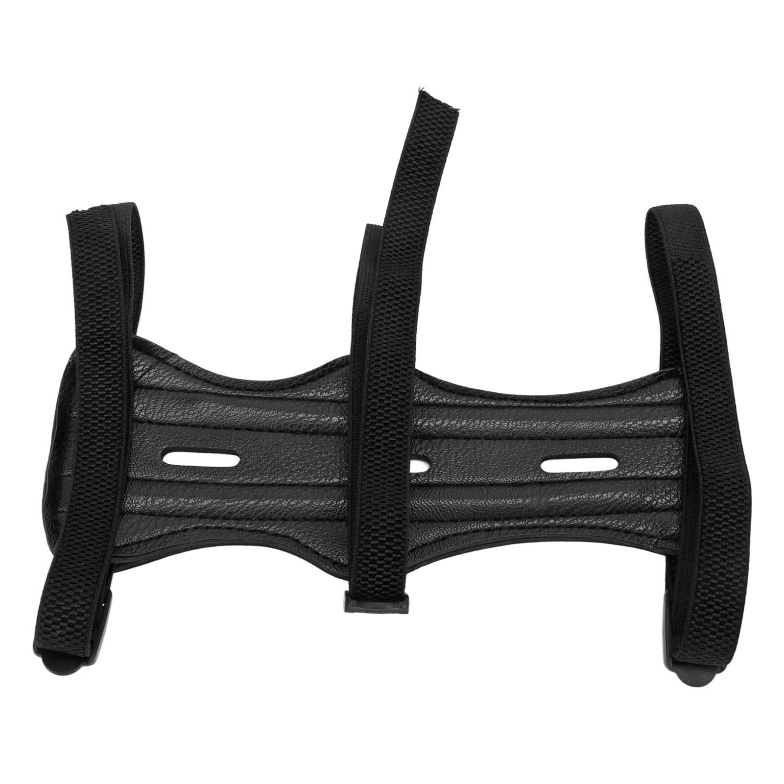 Pwshymi Archery Forearm Protector, Hollowed Protective Perfect Skin Fitting Cowhide Leather Comfortable Archery Arm Guard for Shooting for Men Women