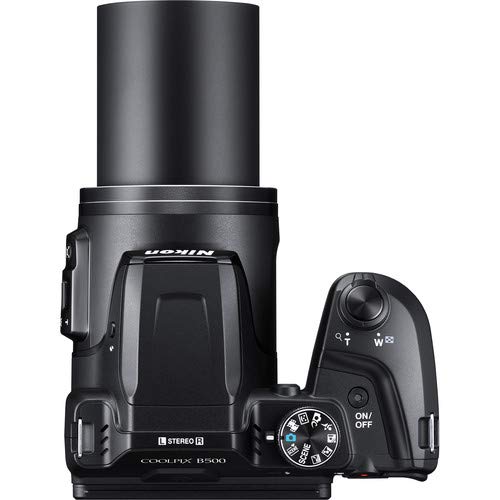 Nikon COOLPIX B500 Digital Camera (Black) Bundle + Accessory Package