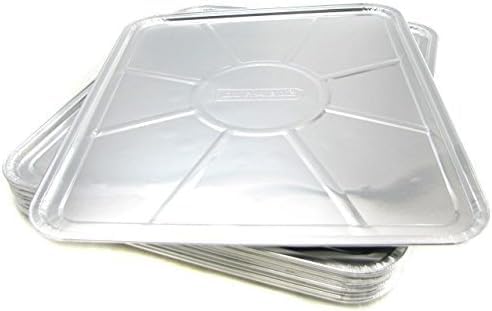 Replace parts 20-Pack Disposable Foil Oven Liners β Keep Your Oven Clean and Healthy β Perfect Silver Foil Drip Pan Tray for Cooking, Baking, Roasting, and Grilling- 18.5 x15.5β inch