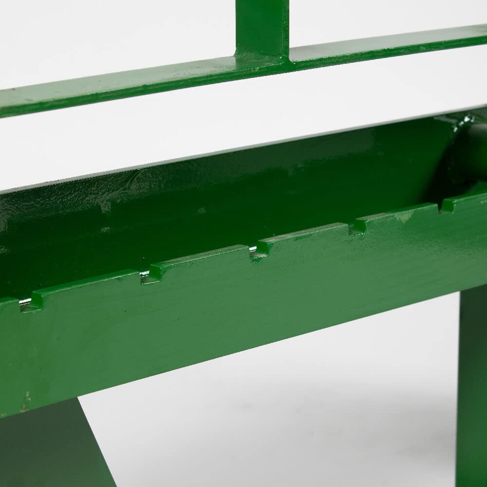Titan Attachments HD Pallet Fork Attachment with 60in Fork Blades, Rate 4,500 LB, Fits John Deere Global Euro Loaders