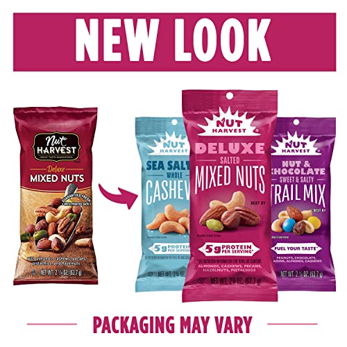 Nut Harvest, Nut & Chocolate Mix, 2.25 Ounce (Pack of 16)