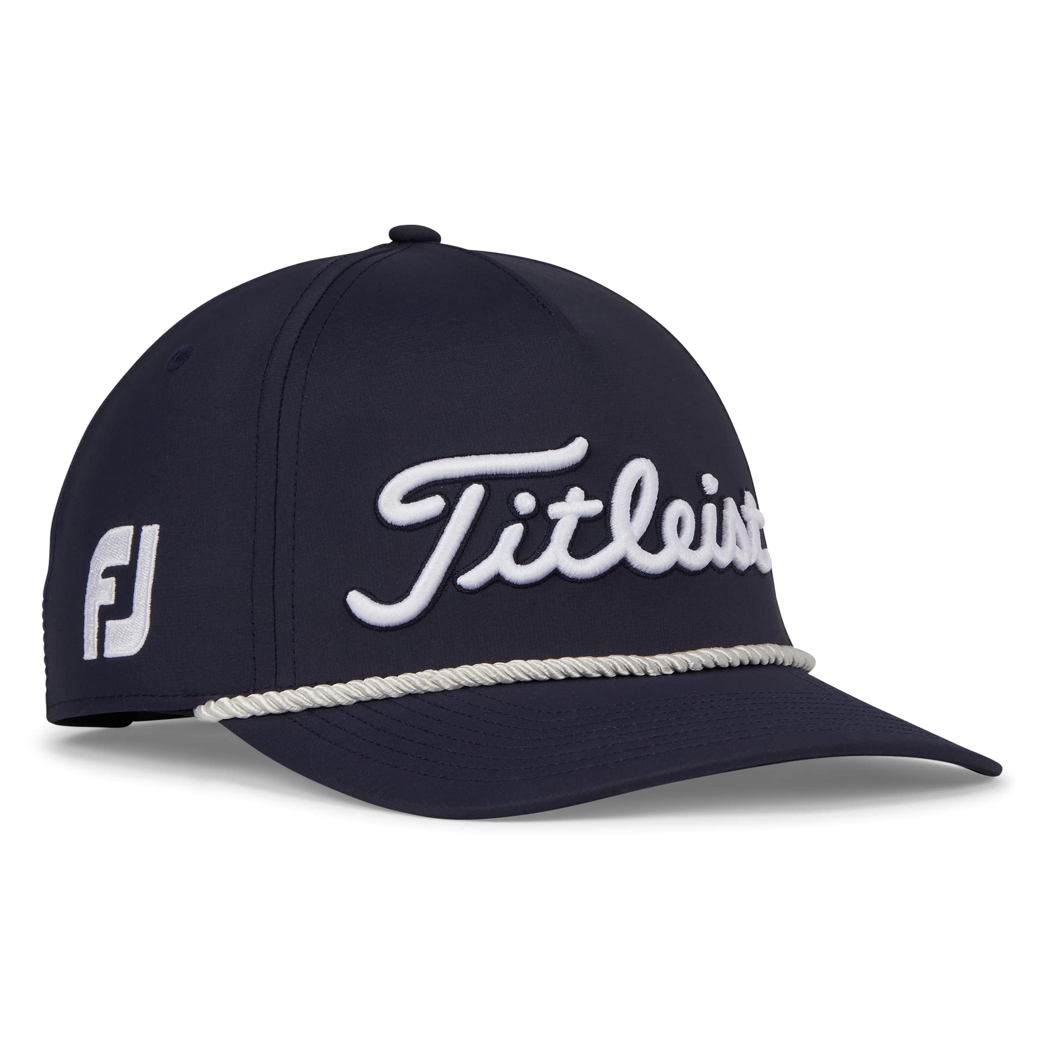 Titleist Men's Standard Tour Rope Golf Hat, Navy/White, One Size