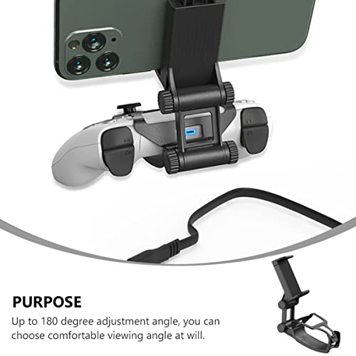 SOLUSTRE Stand Game with Foldable Compatible Gamepad Conter Adjustable Holder Mount Smartphone Ps Phone Bracket Mounted Storage Adjustable Phone Adjustable Phone Stand