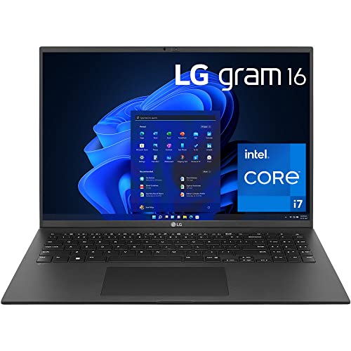 LG Gram 16 2023 Laptop, 13th Gen Intel 12-Core i7-1360P, 16" WQXGA IPS Display, NVIDIA GeForce RTX 3050 4GB GDDR6, 32GB LPDDR5 2TB SSD, Backlit Keyboard, Thunderbolt 4, Wi-Fi 6E, Win11 Pro