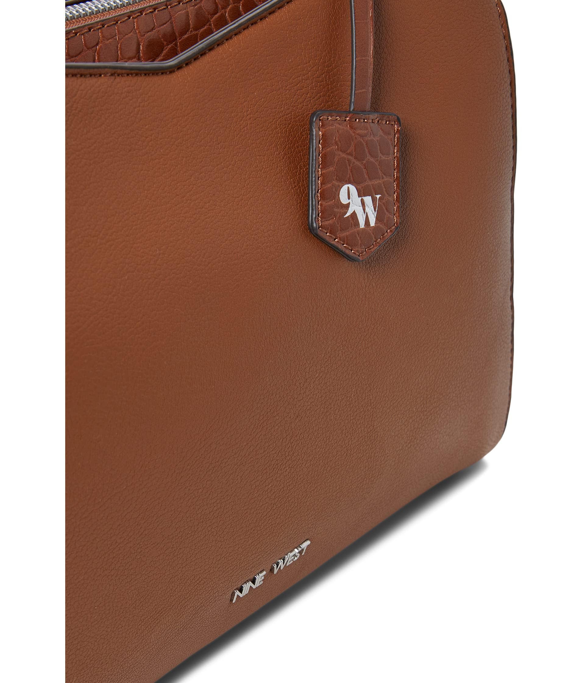 Nine West Elona Satchel Saddle Tan One Size