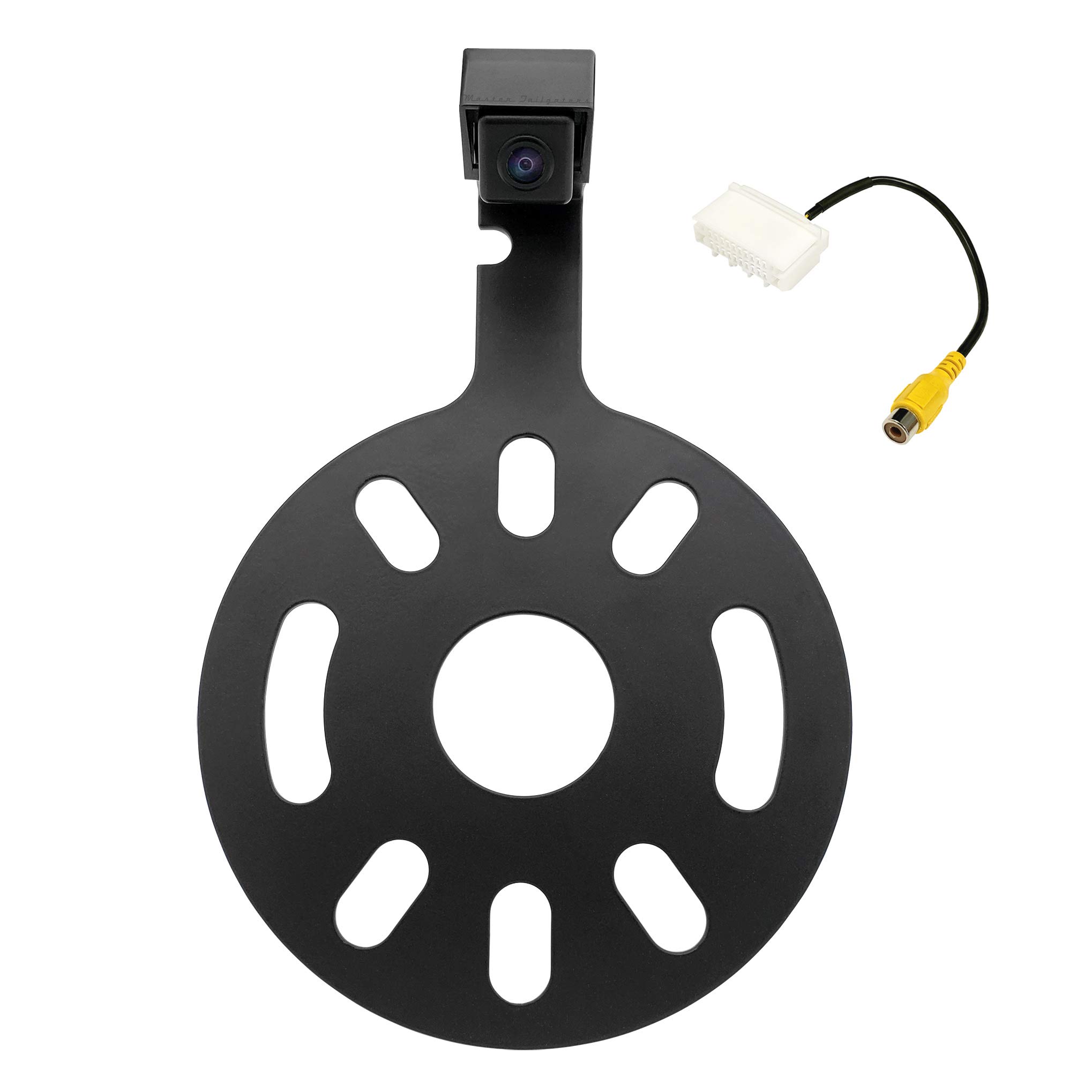 Master Tailgaters Replacement for Jeep Wrangler Spare Tire Mount Backup Camera with OEM Monitor Adapter