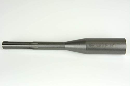 TEMCo TH0375- SDS MAX shank 3/4" Bore Forged Ground Rod Driver will drive both 5/8 inch & ¾ inch Ground Rods