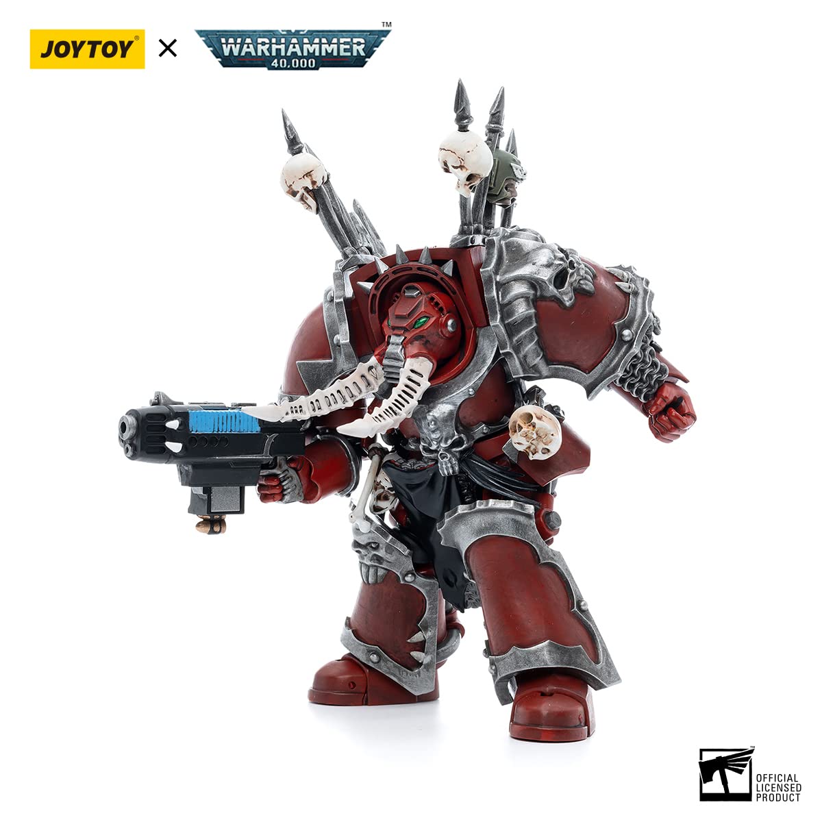 JoyToy Warhammer 40K: Chaos Space Marine Bearer Chaos Terminator Garchak VASH 1:18 Scale Figure