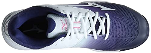 Mizuno womens Wave Exceed Tour 3 All Court, Astral Aura-White, 7 M US