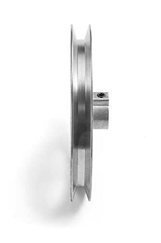 Terre Products - V-Groove/V-Belt Drive Pulley, 6'' Outside Diameter, 1/2" Bore, Die Cast, Z3A Zinc Alloy, Compatible Replacement for Chicago Die Cast 600A