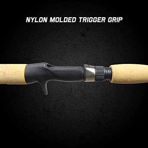 Lamiglas Ultra Light Cast/Troll Jared Johnson Fiberglass Team Kokanee Casting Rod-2 Piece CGR762L Red 7β6"