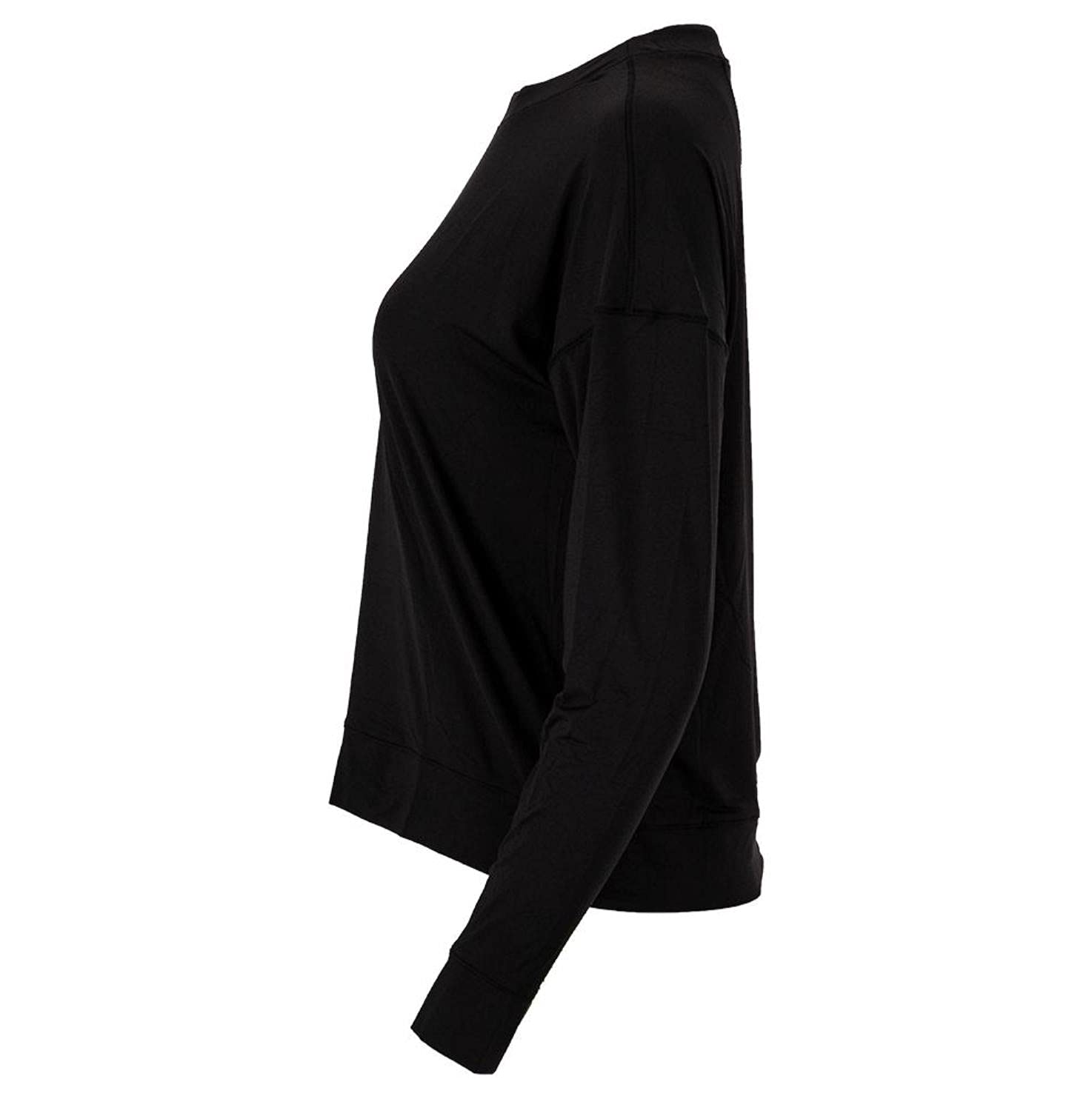 Lucky In Love Women's L-UV Hype Long Sleeve (Black, Medium)