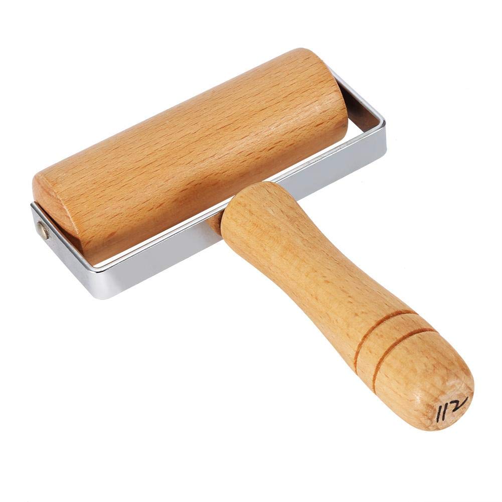 T Shape Pastry Roller, Fondant Bakery for Kitchen Pin Pastry Tool Dough Roller Wooden Multifunction Cookie Pizza Rolling Pin Pasta Hand Chapati(4)
