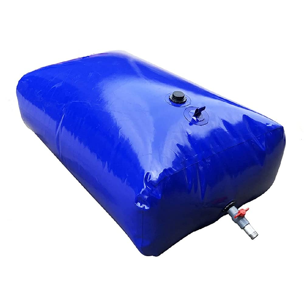 Large-Capacity Foldable Water Container Water Storage Bladder Collapsible Water Bladder Tanks Soft Drought-Resistant Water Bag Drought-Resistant and fire-Fighting Agricultural use Water Tank(240L)